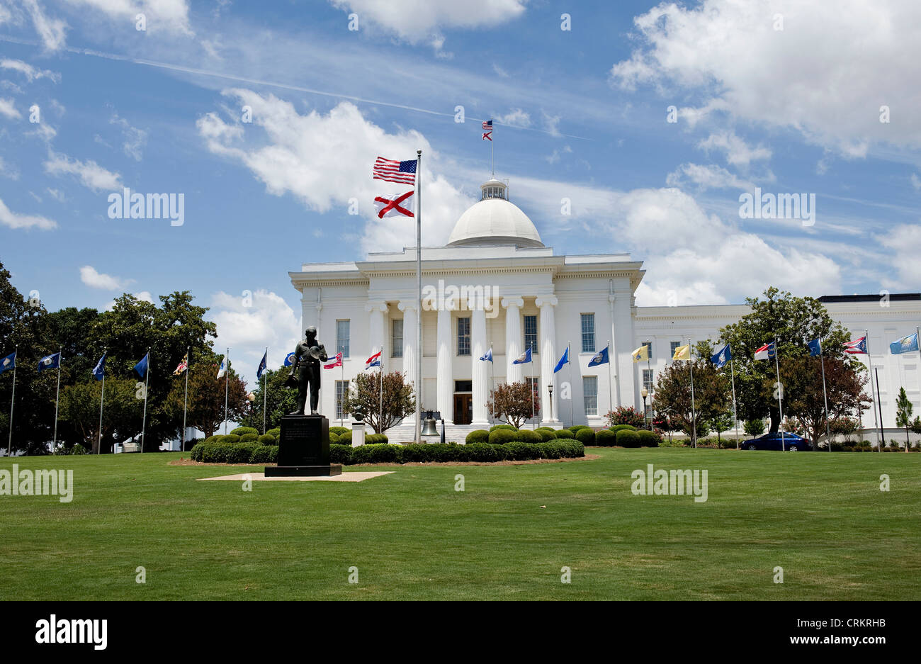 State flags alabama capitol hi-res stock photography and images - Alamy