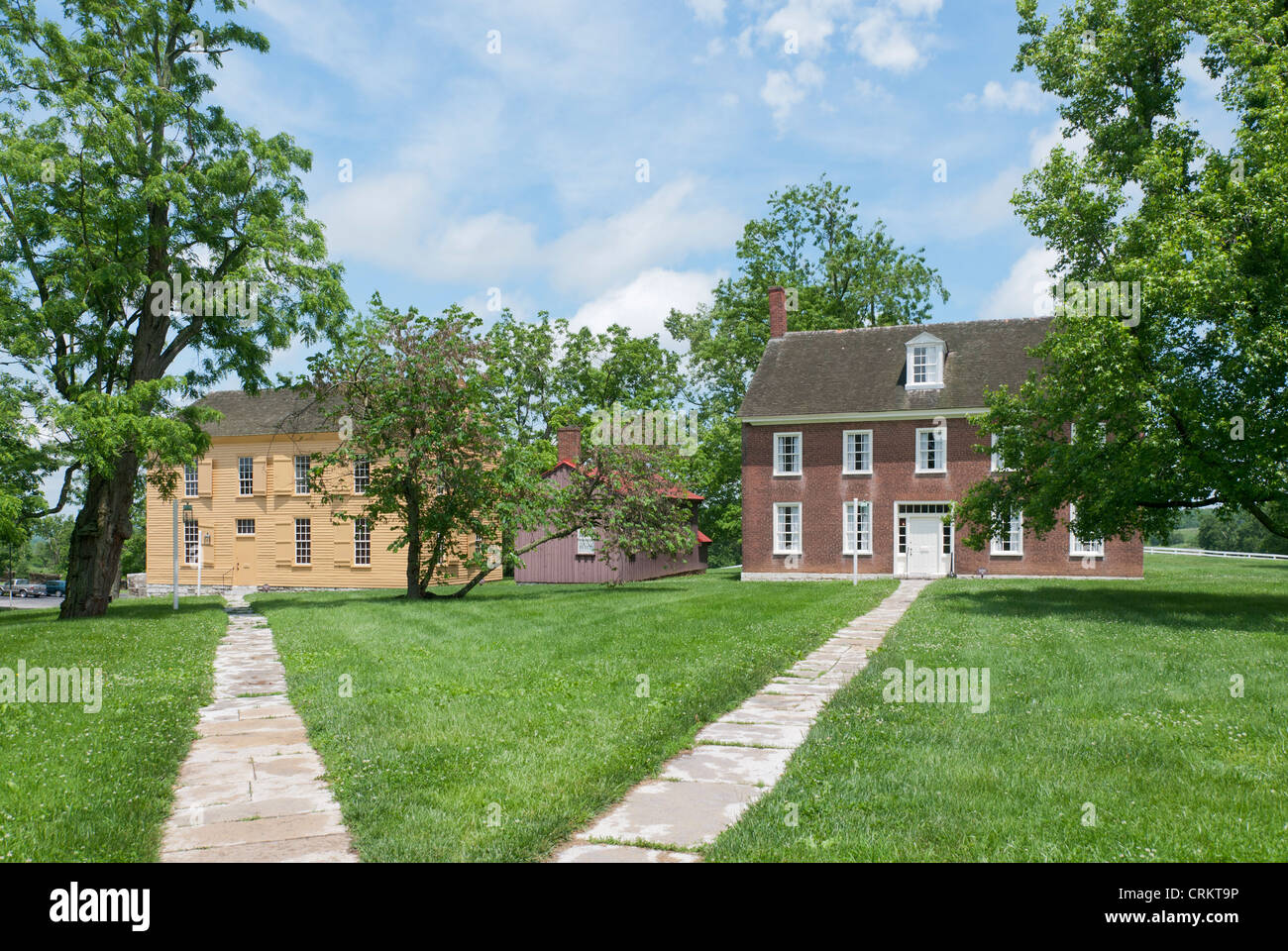Kentucky, Shaker Village of Pleasant Hill, founded 1805, America's largest restored Shaker ...