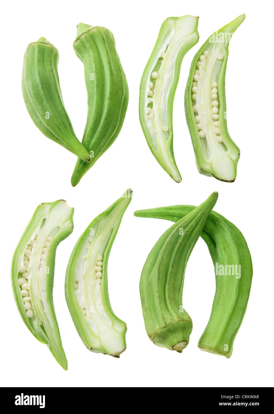 Okras abelmoschus esculentus hi-res stock photography and images - Alamy