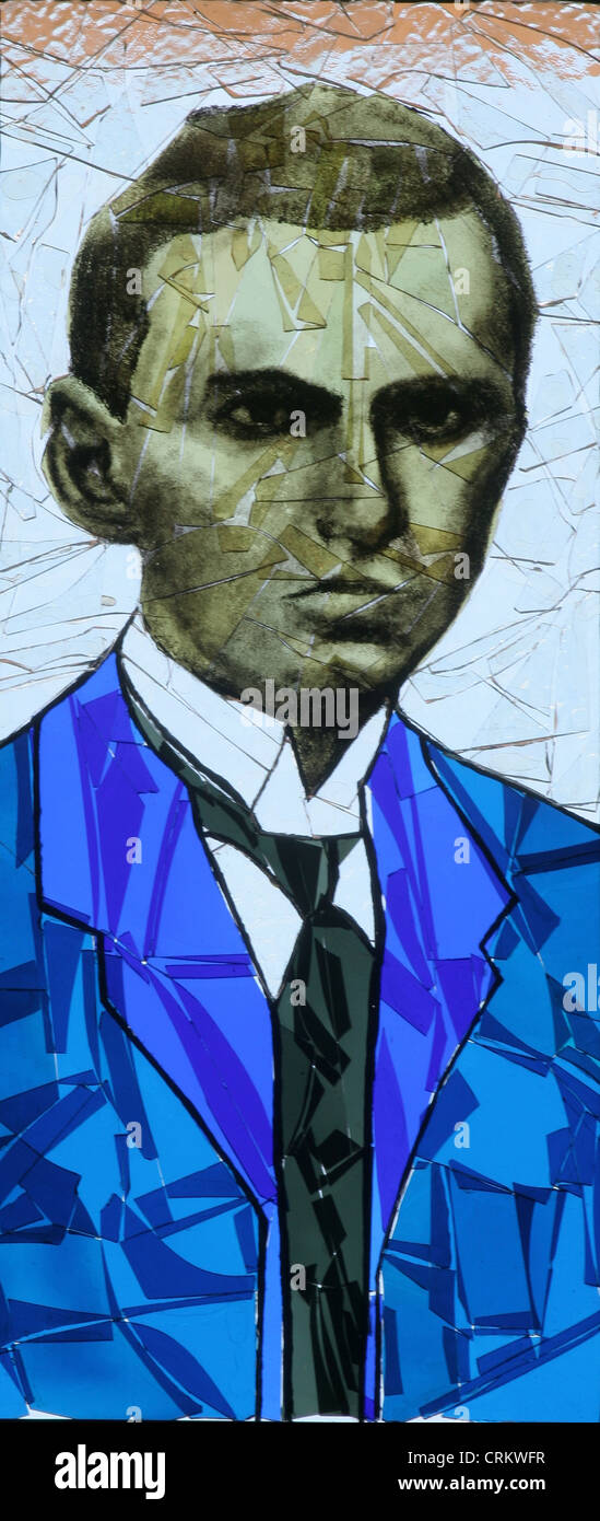 Stained glass with blessed Ivan Merz Stock Photo - Alamy