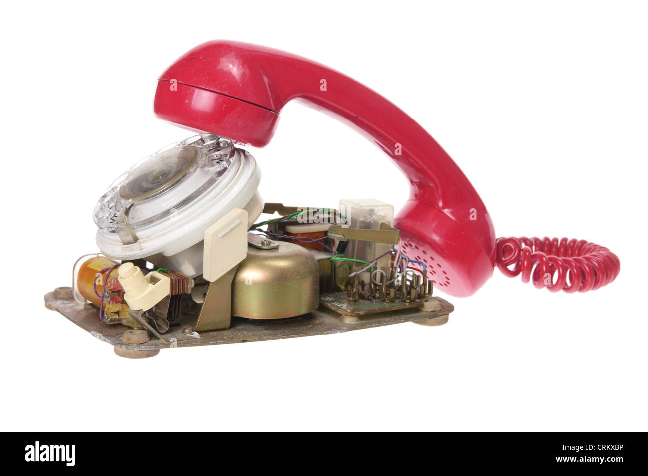 Broken phone receiver cutout hi-res stock photography and images - Alamy