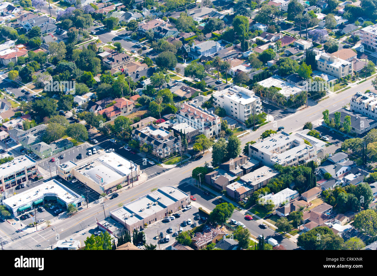 Aerial view of los angeles hi-res stock photography and images - Alamy