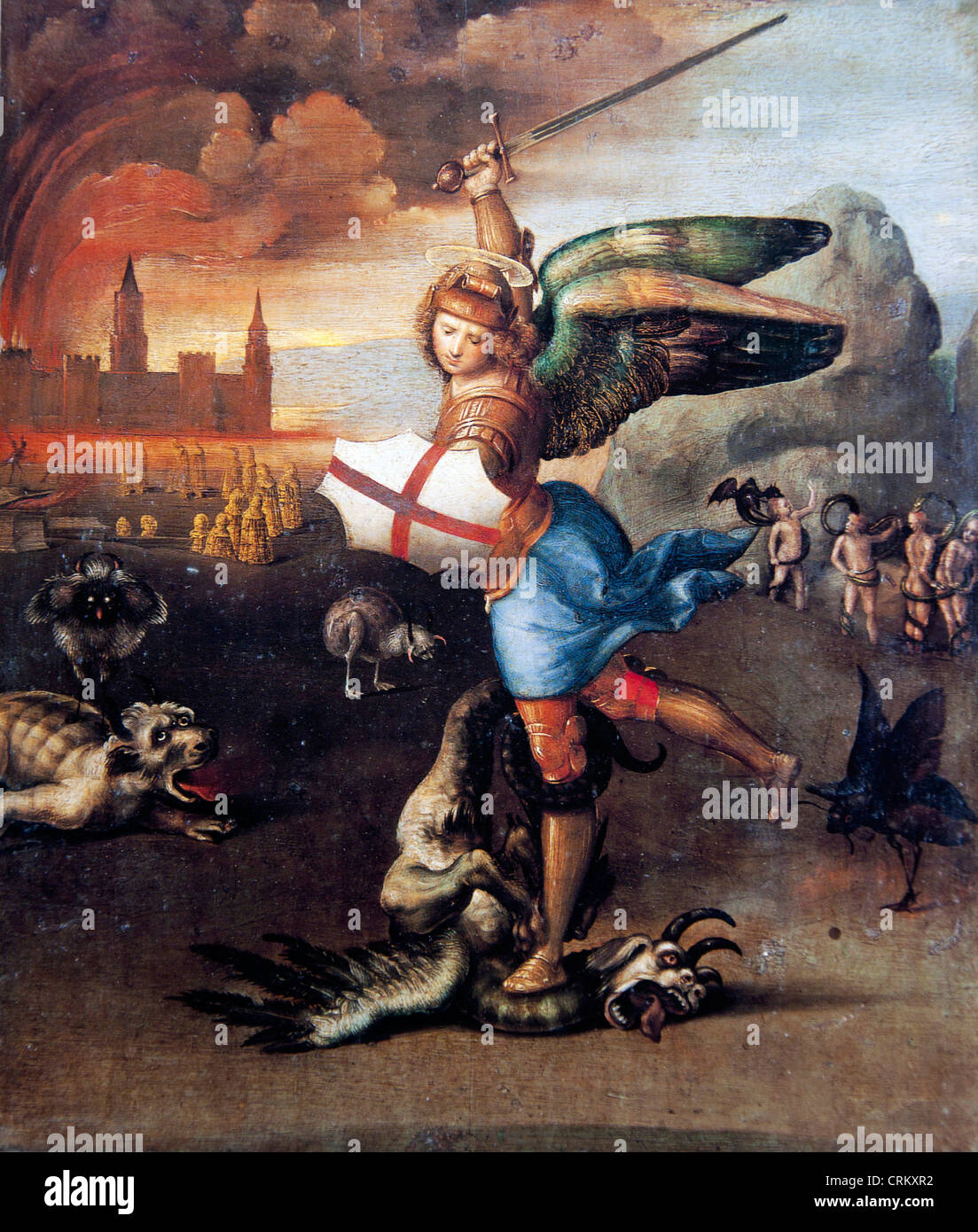 Saint Michael - Raphael Stock Photo - Alamy