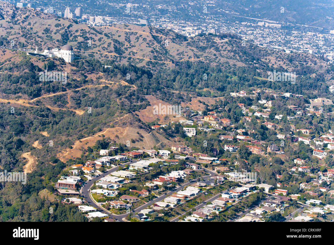 Aerial view of Los Angeles, California, USA Stock Photo - Alamy