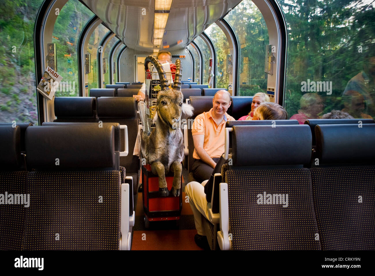 Bernina express interior hi-res stock photography and images - Alamy
