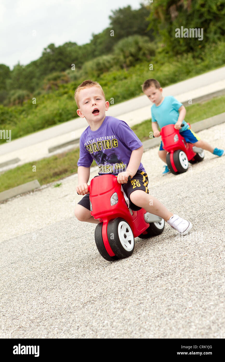 Boys Push Bike High Resolution Stock Photography and Images - Alamy