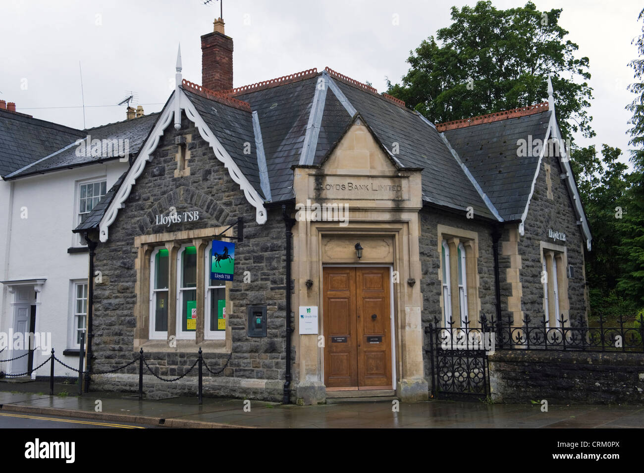Lloyds TSB Bank building on high street in Presteigne Powys Mid-Wales ...