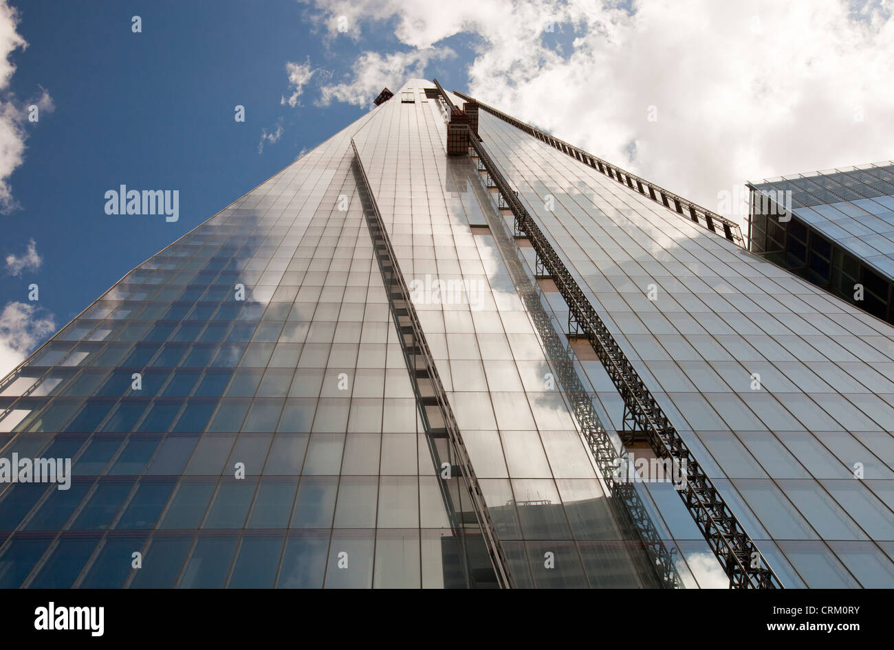 The Shard in London, UK. The Shard at 310m or over 1000 feet tall, is ...