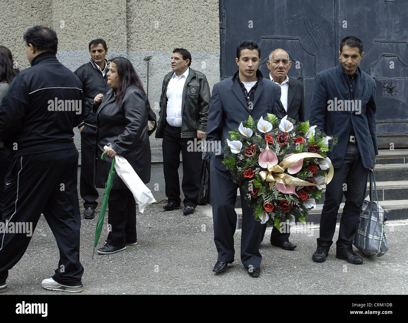 Police patrolled funeral Romany Martin Hospodi who was fatally injured ...