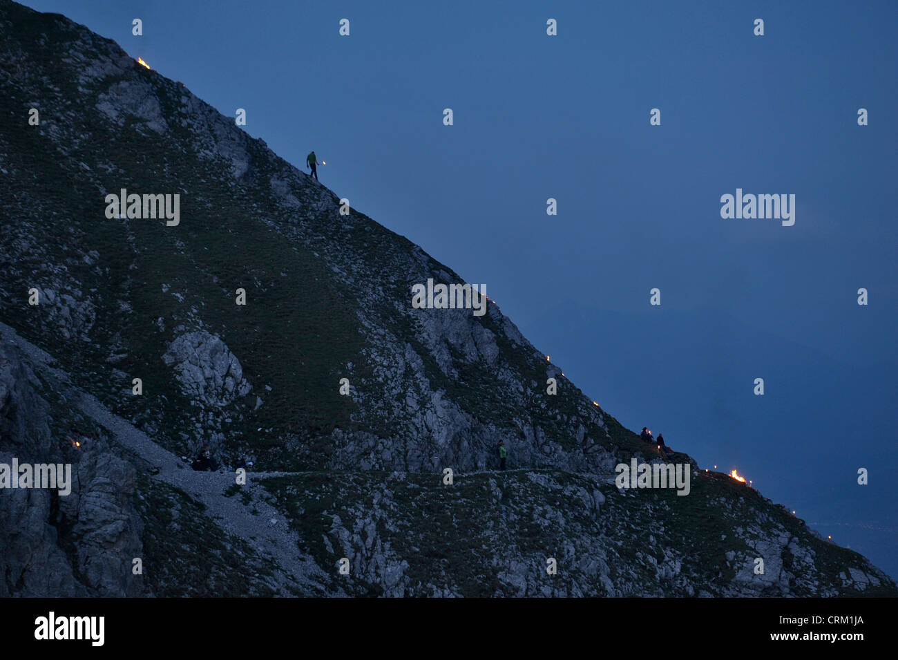 Austrian celebration for the traditional summer solstice festival ...