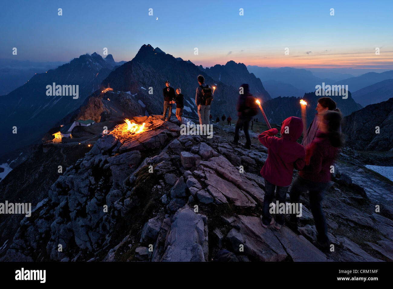 Austrian celebration for the traditional summer solstice festival ...