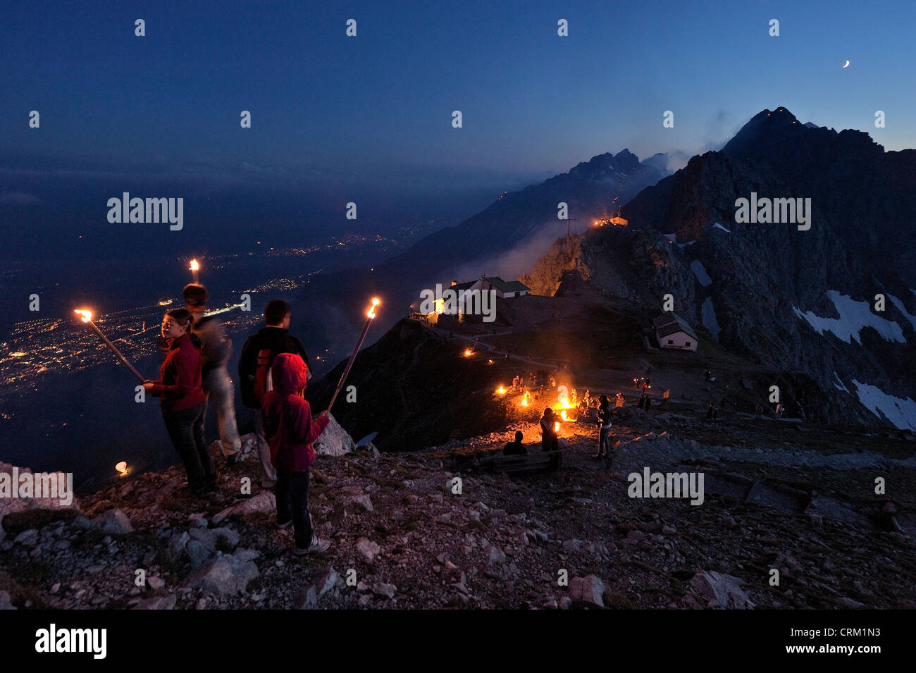Austrian celebration for the traditional summer solstice festival ...