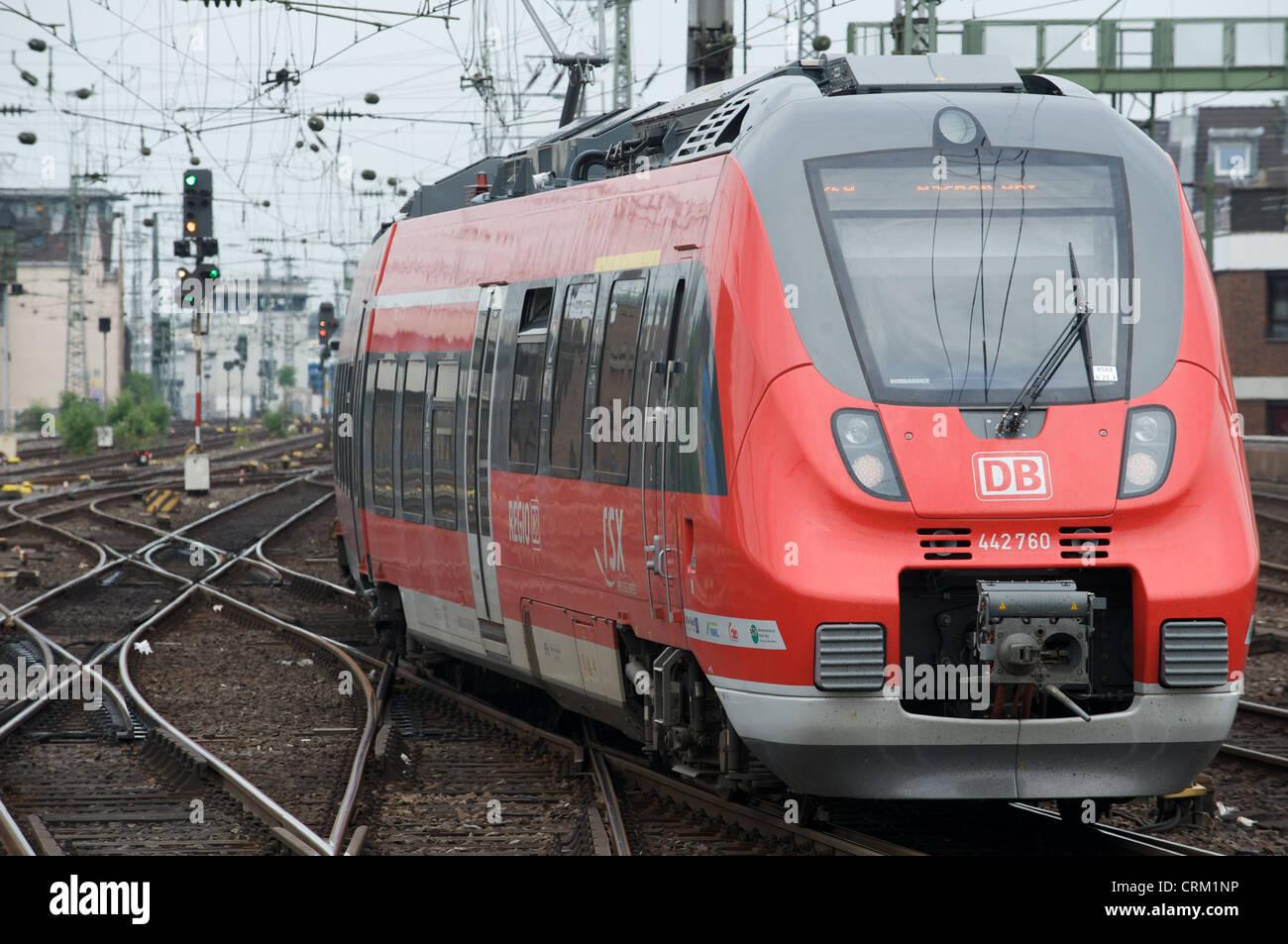 Bombardier VRS passenger railcar of German Railways (DB) Cologne ...
