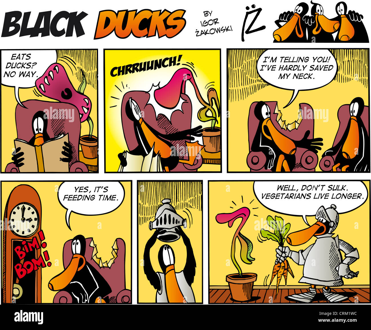 Black Ducks Comic Story episode 75 Stock Photo - Alamy