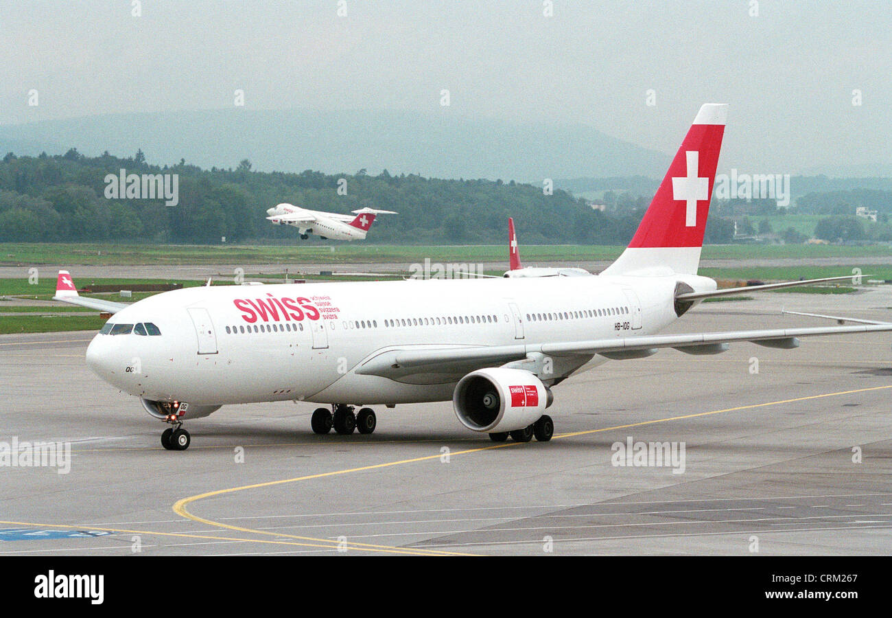Logo swiss air lines aircraft hi-res stock photography and images - Alamy