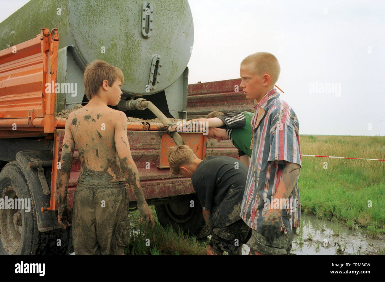 Mud sled races hi-res stock photography and images - Alamy