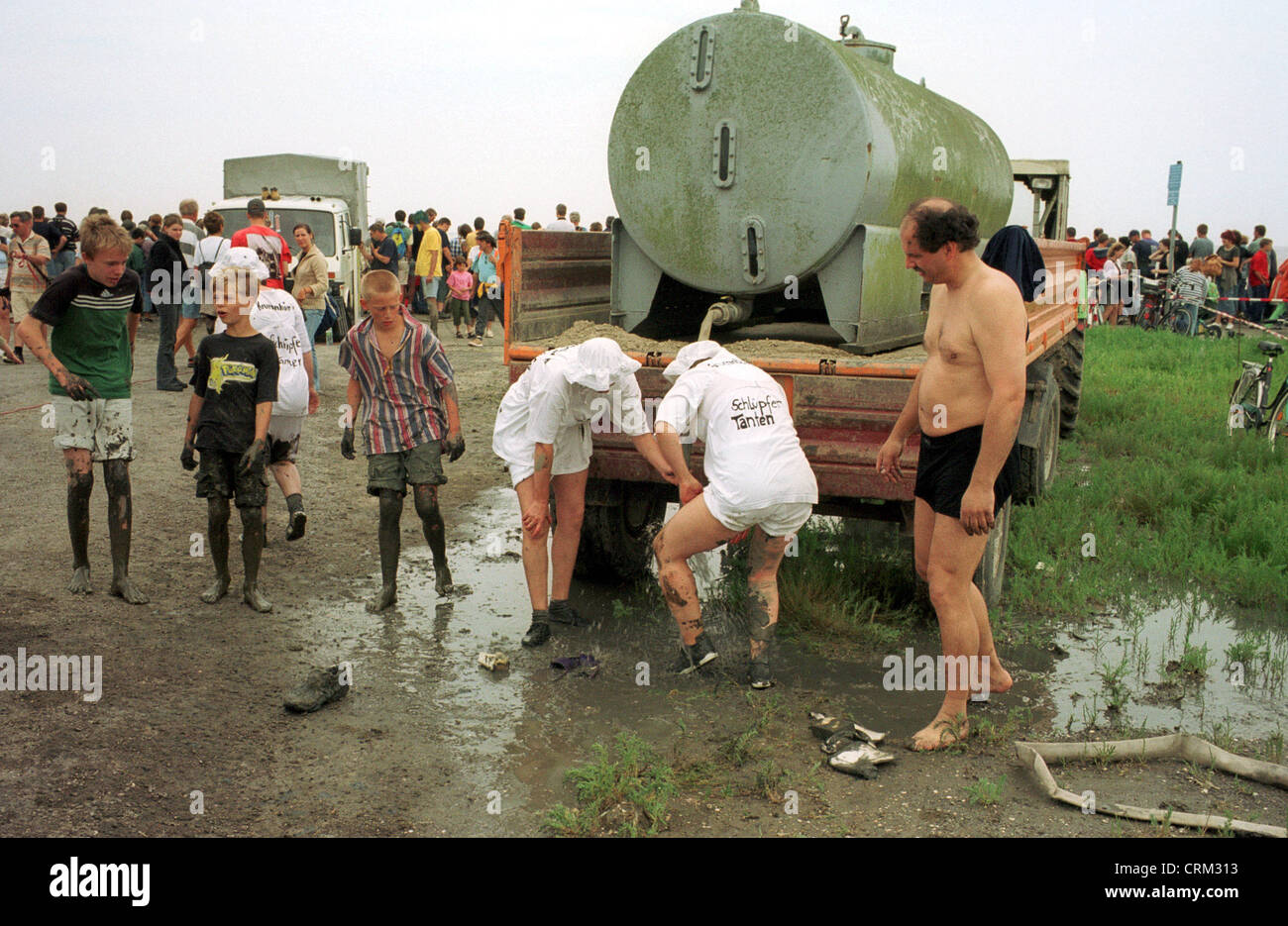 Mud sled race tradition hi-res stock photography and images - Alamy
