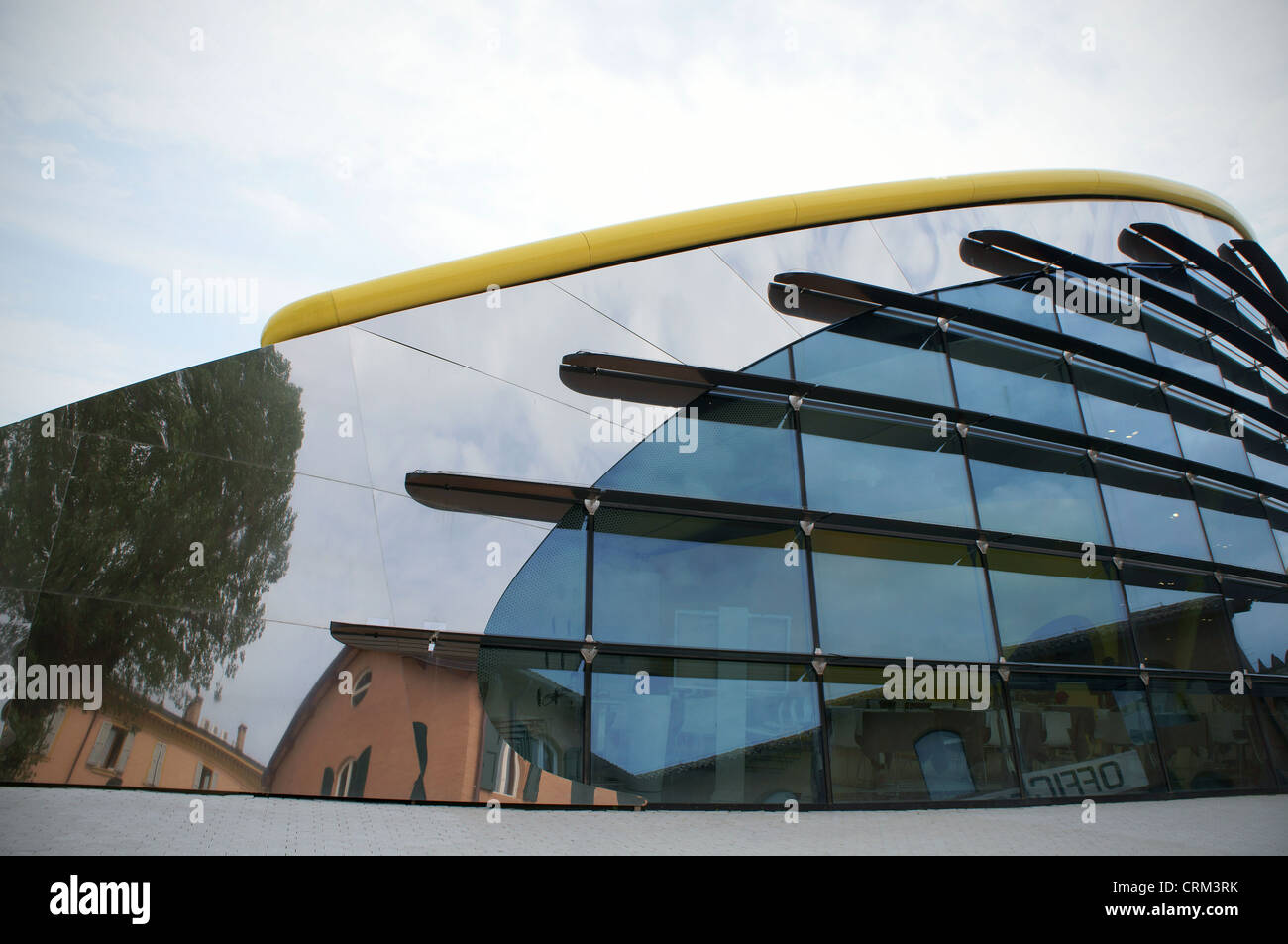 Museum Enzo Ferrari in Modena Italy on May 27 2012 Ferrari museum was ...