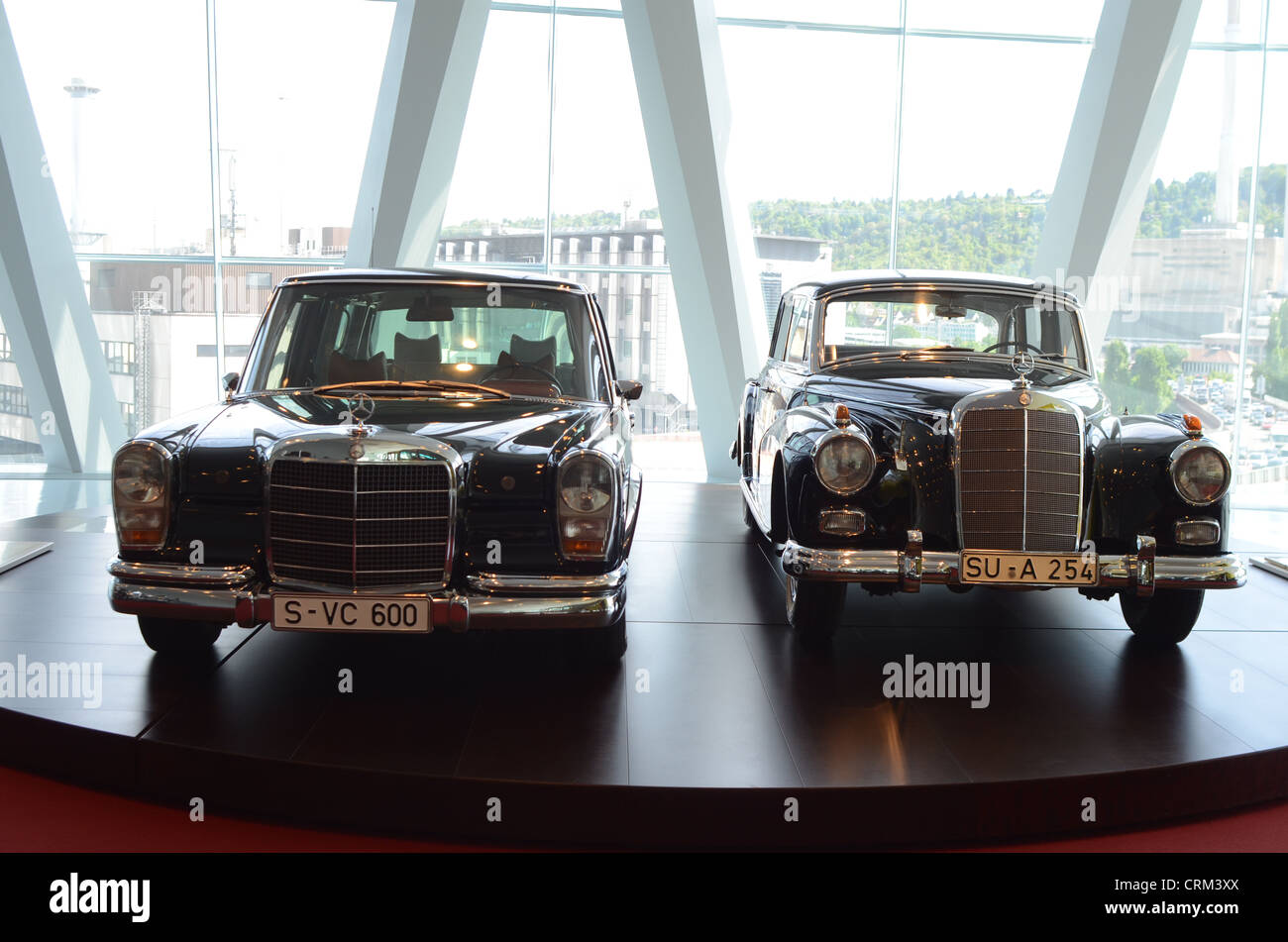 Cars from the Mercedes Museum in Stuttgart Stock Photo - Alamy