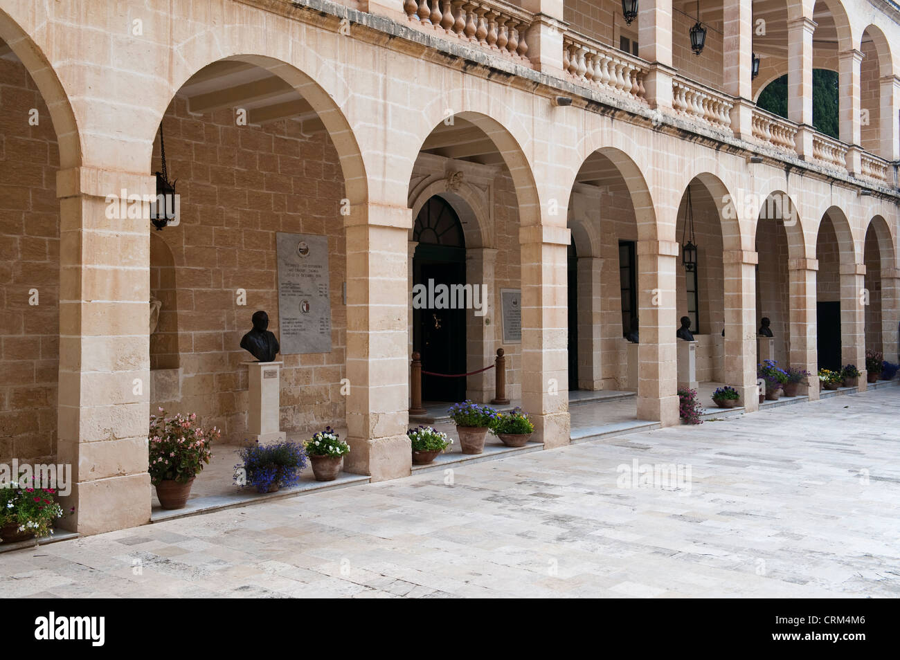 San Anton Palace in Attard, Malta, is the official residence of the ...
