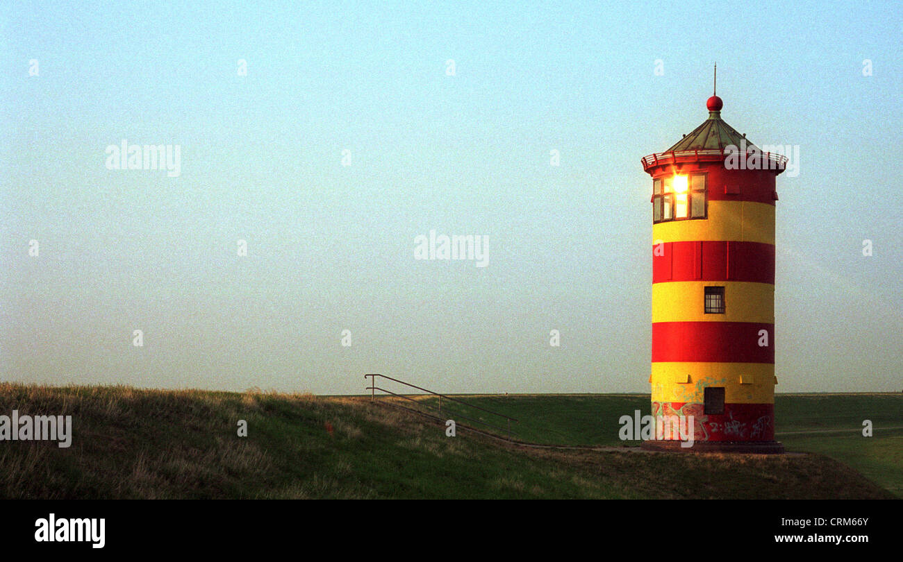 Ostfriesland, Evening at Pilsum lighthouse Stock Photo - Alamy