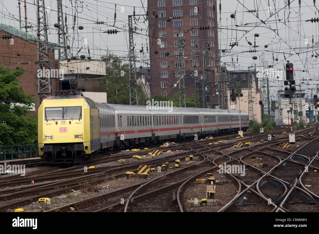 German Railways IC (Intercity) passenger train Cologne Germany Stock ...