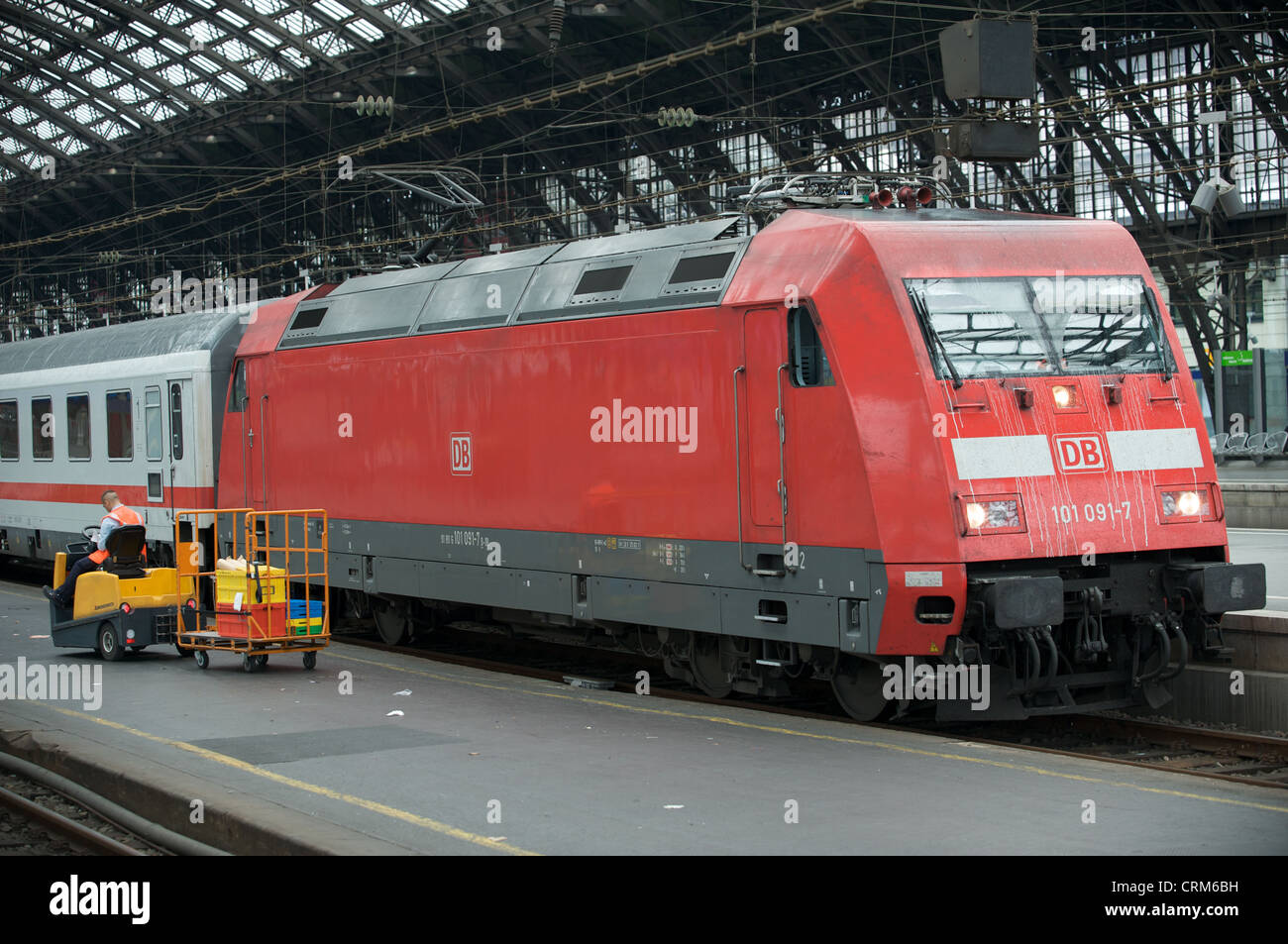 German Railways IC (Intercity) passenger train, Cologne, Germany Stock ...