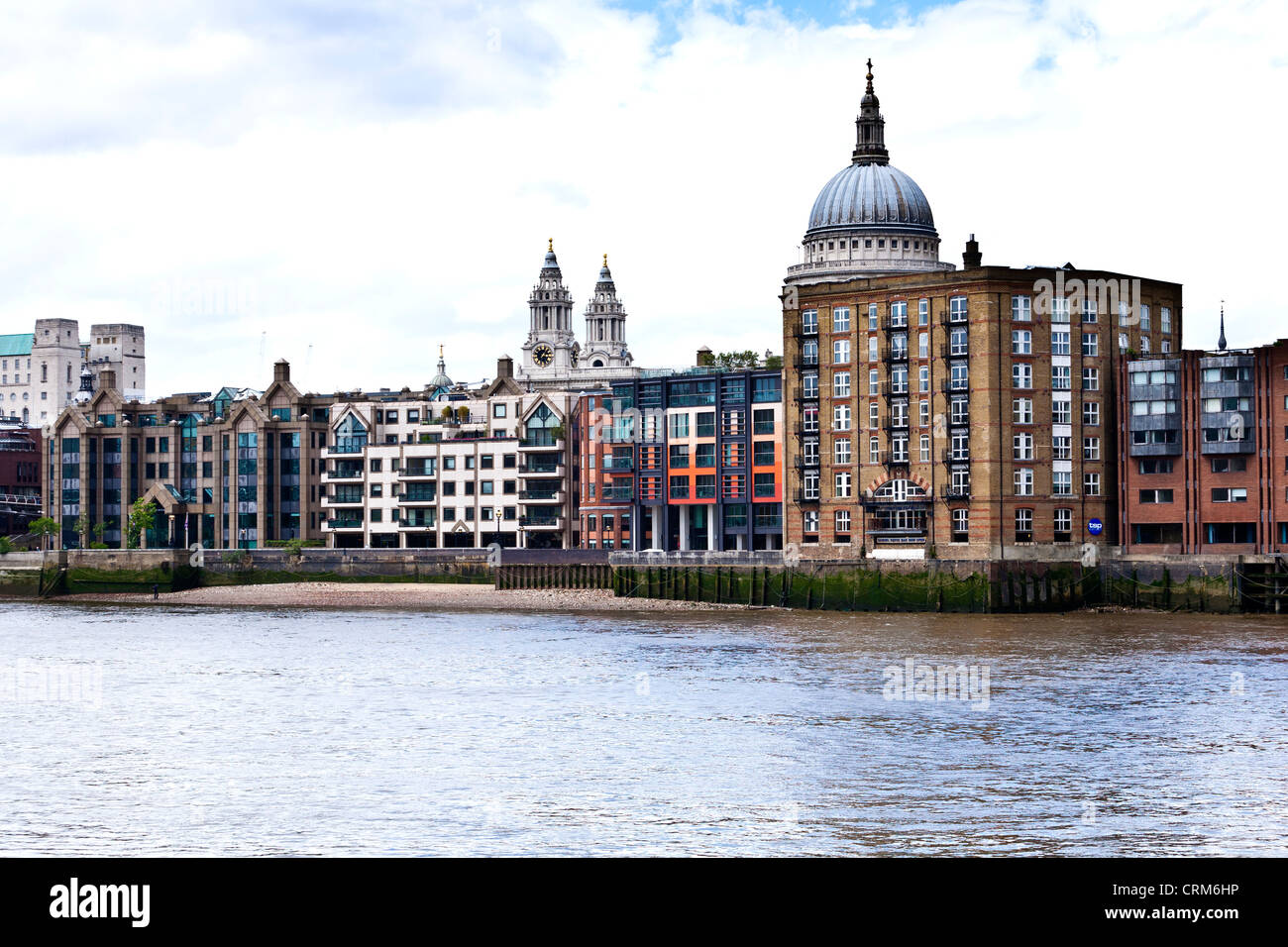 Riverside Buildings in London Stock Photo - Alamy