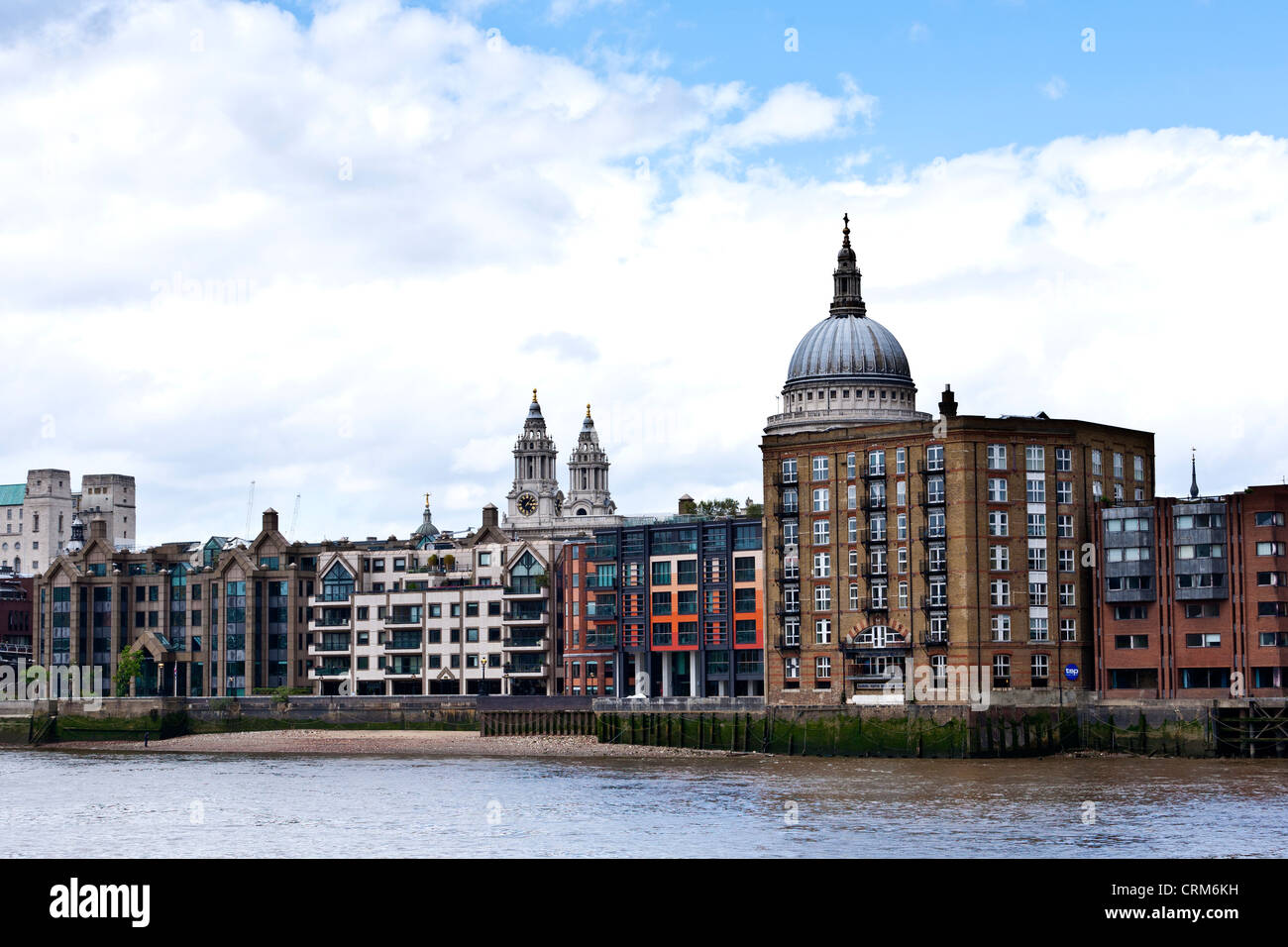 Riverside Buildings in London Stock Photo - Alamy