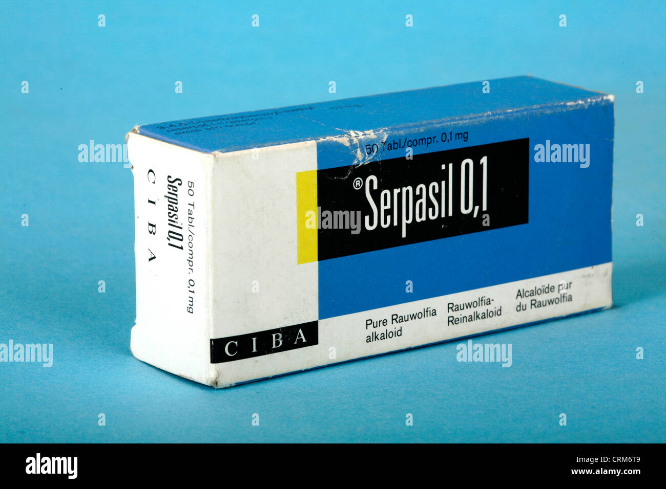 Serpasil For the treatment of high blood pressure (hypertension Stock ...