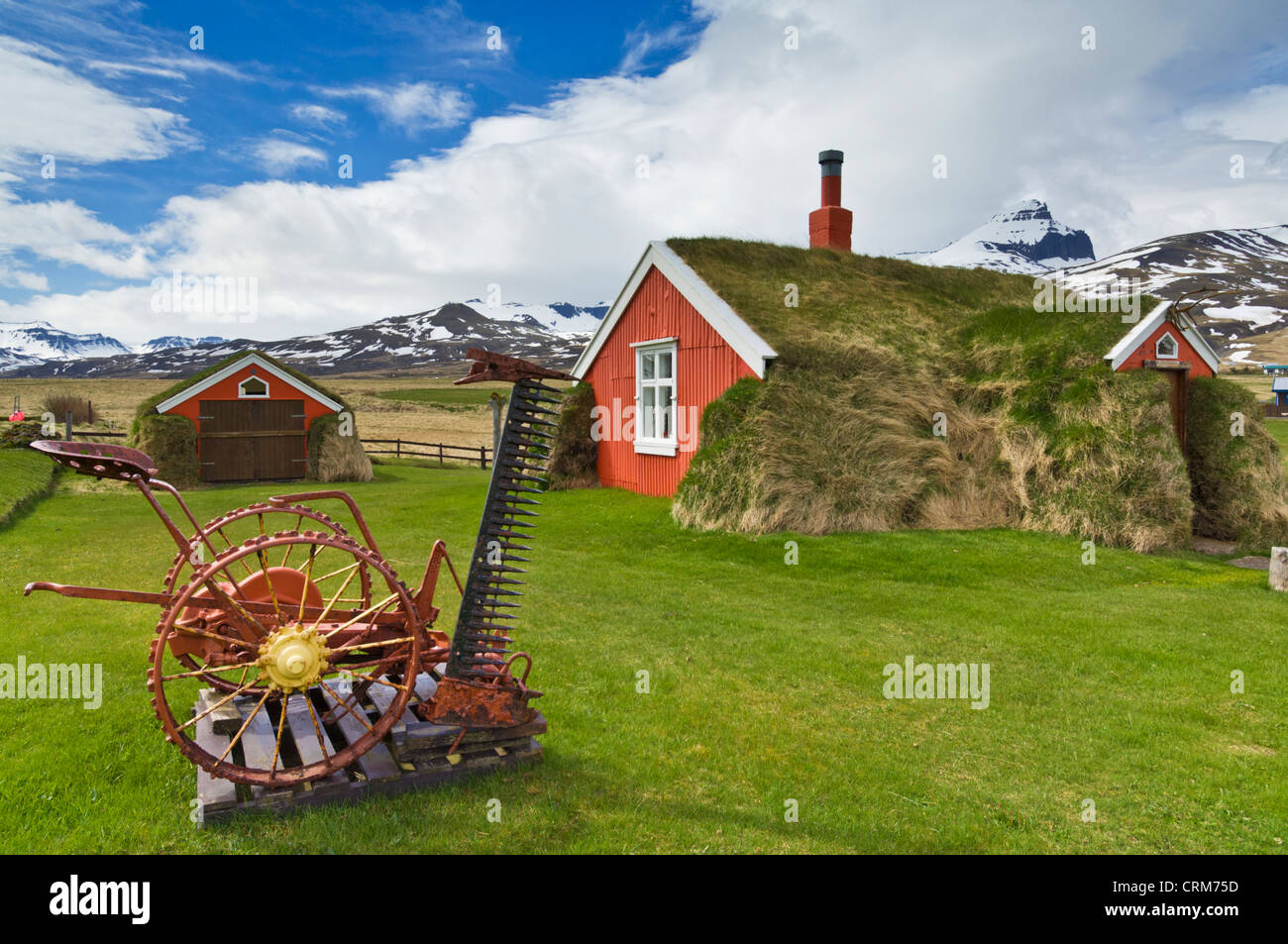 Lindarbakki turf house hi-res stock photography and images - Alamy