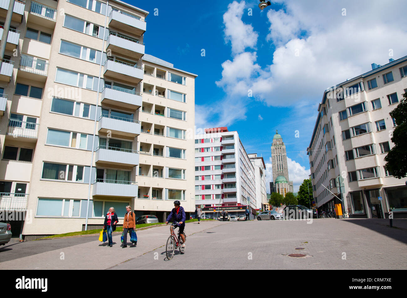 Siltasaarenkatu street Kallio district Helsinki Finland Europe Stock ...