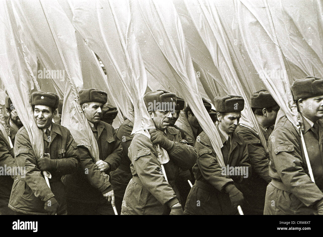 Combat Groups of the National Front, East Berlin 1985 Stock Photo - Alamy