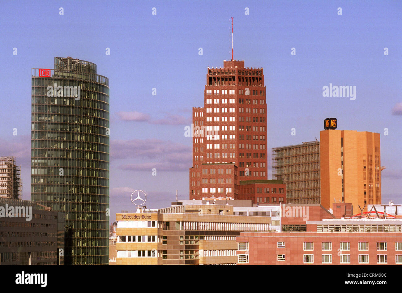 Cityscape: skyscrapers on Potsdamer Platz in Berlin Stock Photo - Alamy