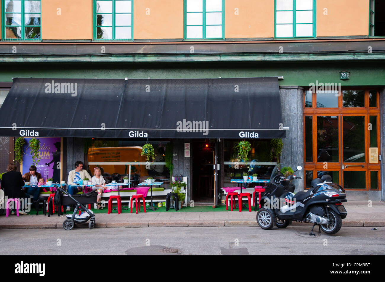 SoFo the South of Folkungagatan area Södermalm district Stockholm ...