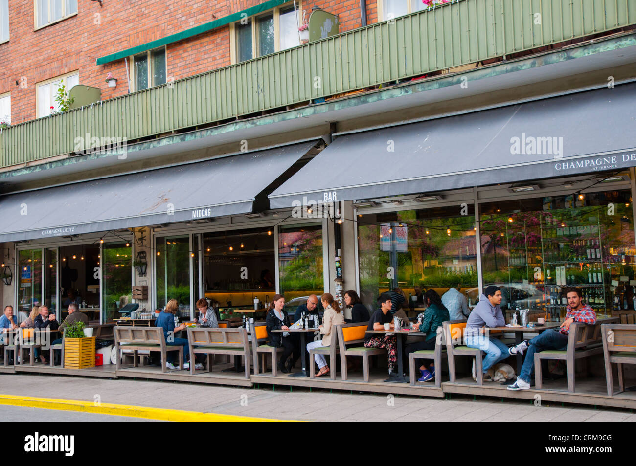 Nytorget Urban Deli restaurant SoFo area Södermalm district Stockholm ...