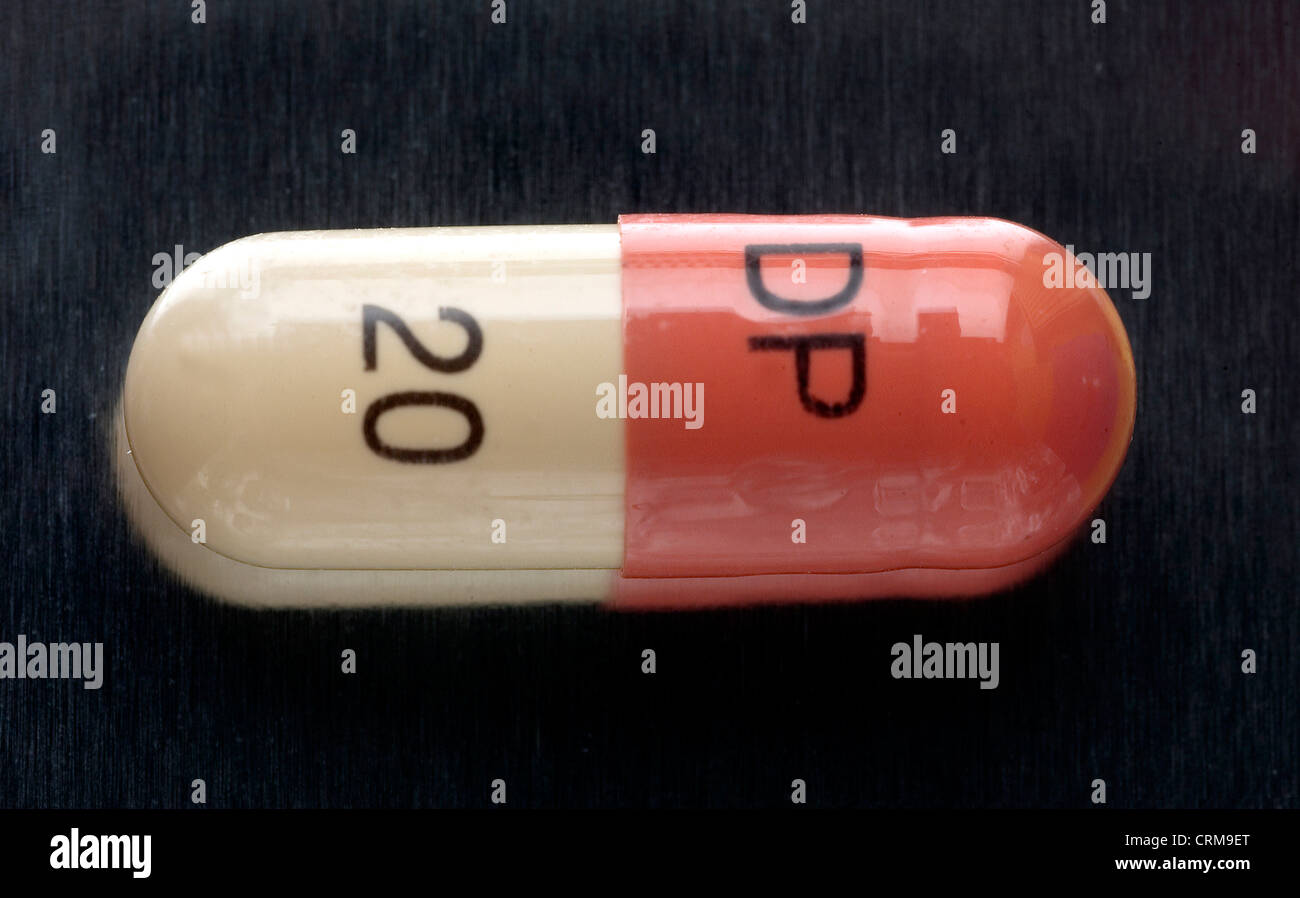 Analgesic Capsule used as a pain killer Stock Photo - Alamy