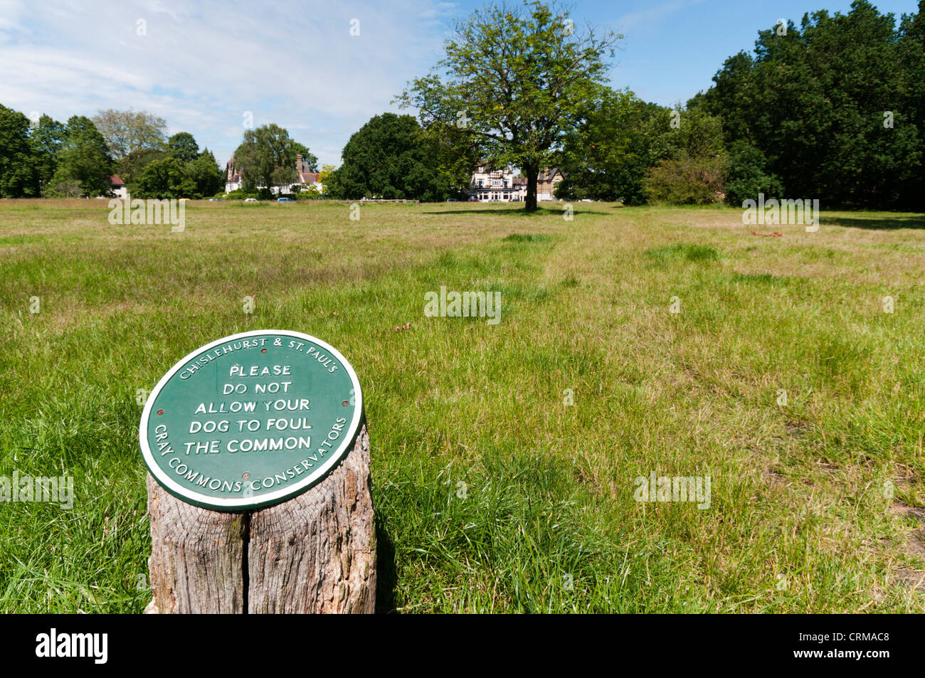 Please Do Not Allow Your Dog To Foul The Common sign on Chislehurst ...