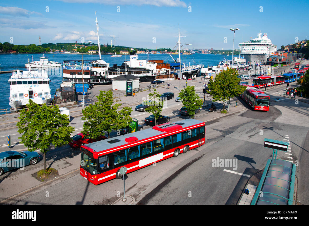 Slussen area Södermalm district Stockholm Sweden Europe Stock Photo - Alamy
