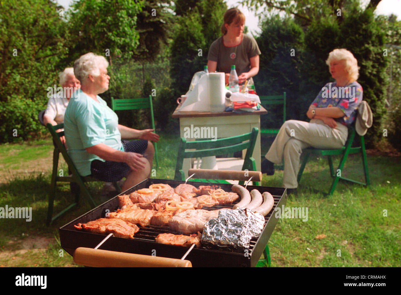 Women eating beef steaks meat hi-res stock photography and images - Alamy