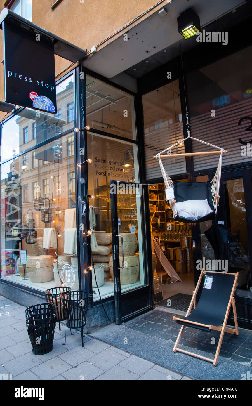 DesignTorget design and interior decoration shop along Götgatan in ...