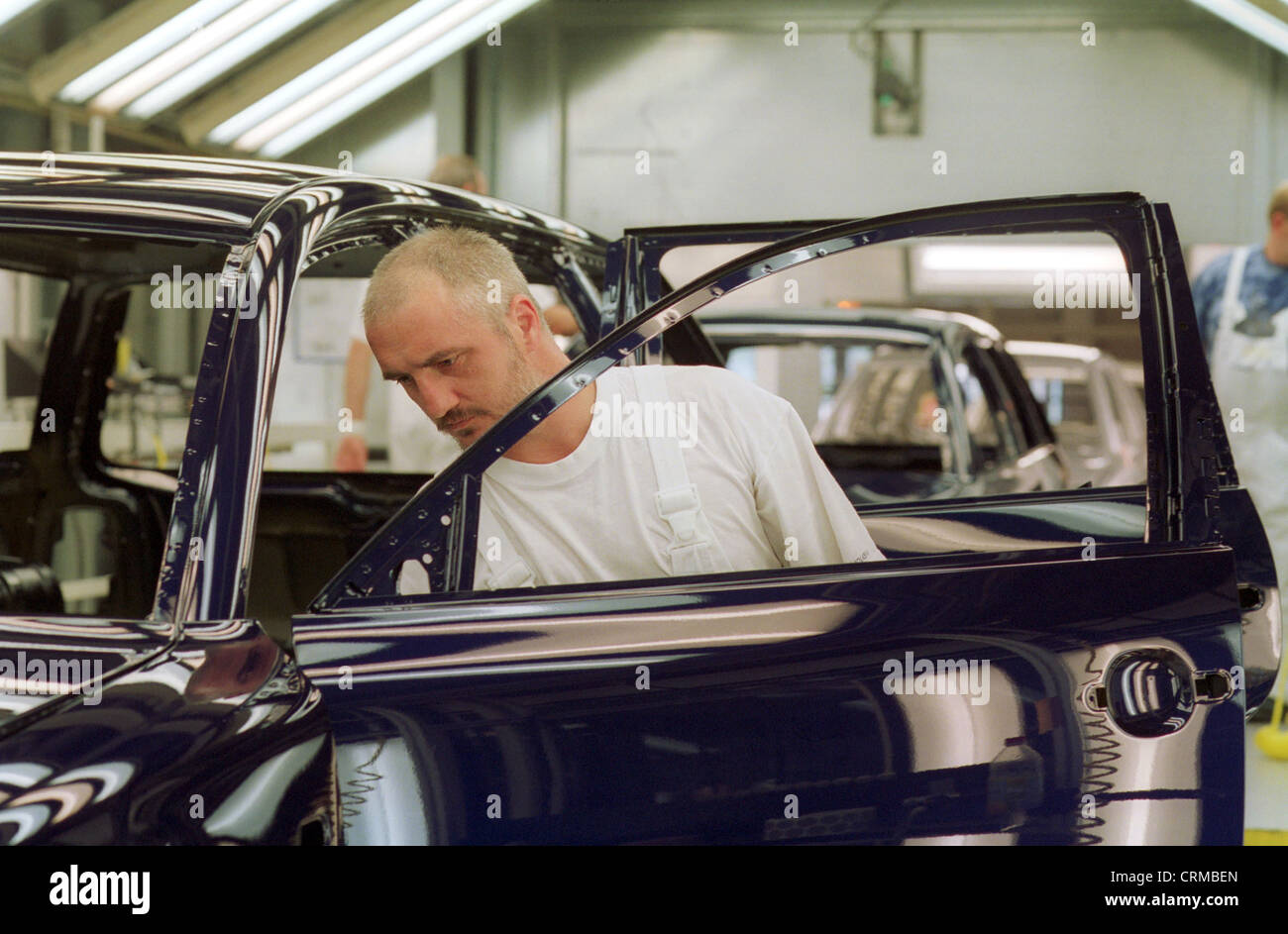 Automobile production at Volkswagen AG at the Emden plant Stock Photo ...