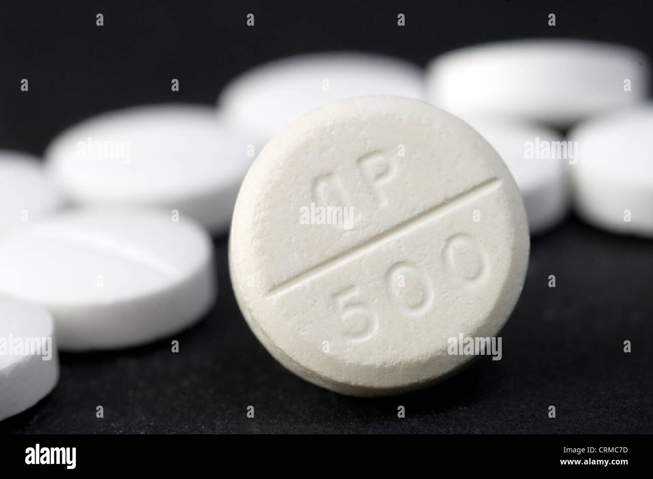 A close up of a 500mg pill Stock Photo - Alamy