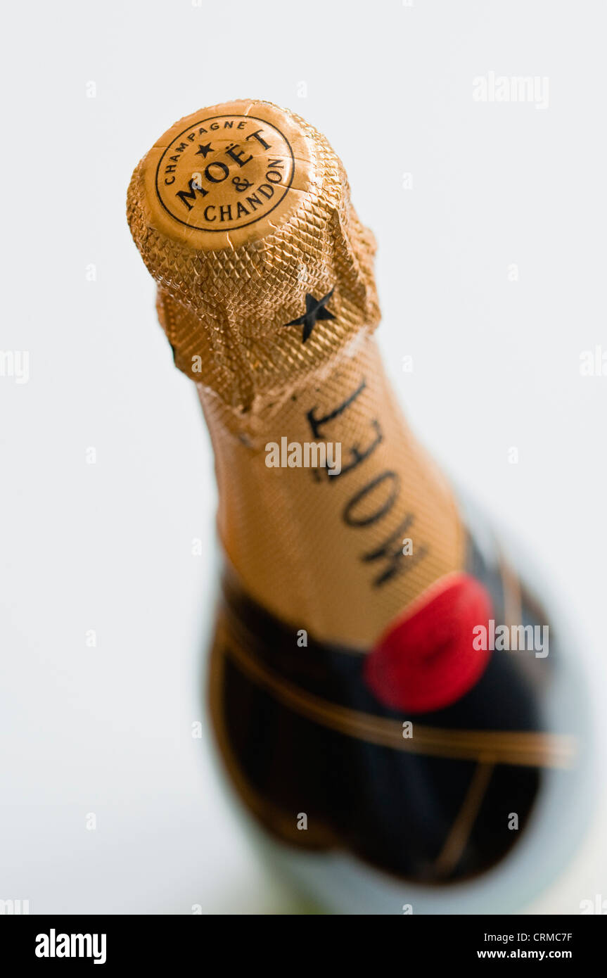 Moet & Chandon champagne bottle Stock Photo - Alamy