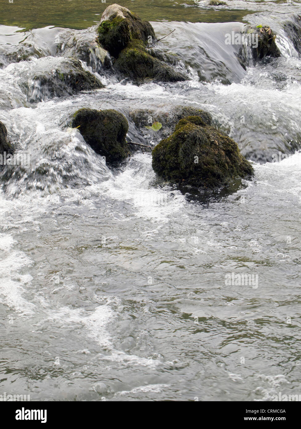 Waterfall at river Stock Photo - Alamy