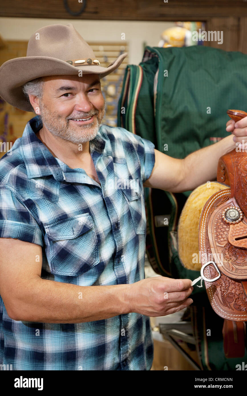 Happy cowboy hi-res stock photography and images - Alamy