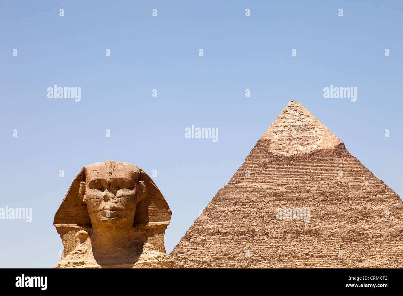 Great Pyramid of Giza and Sphinx Stock Photo - Alamy