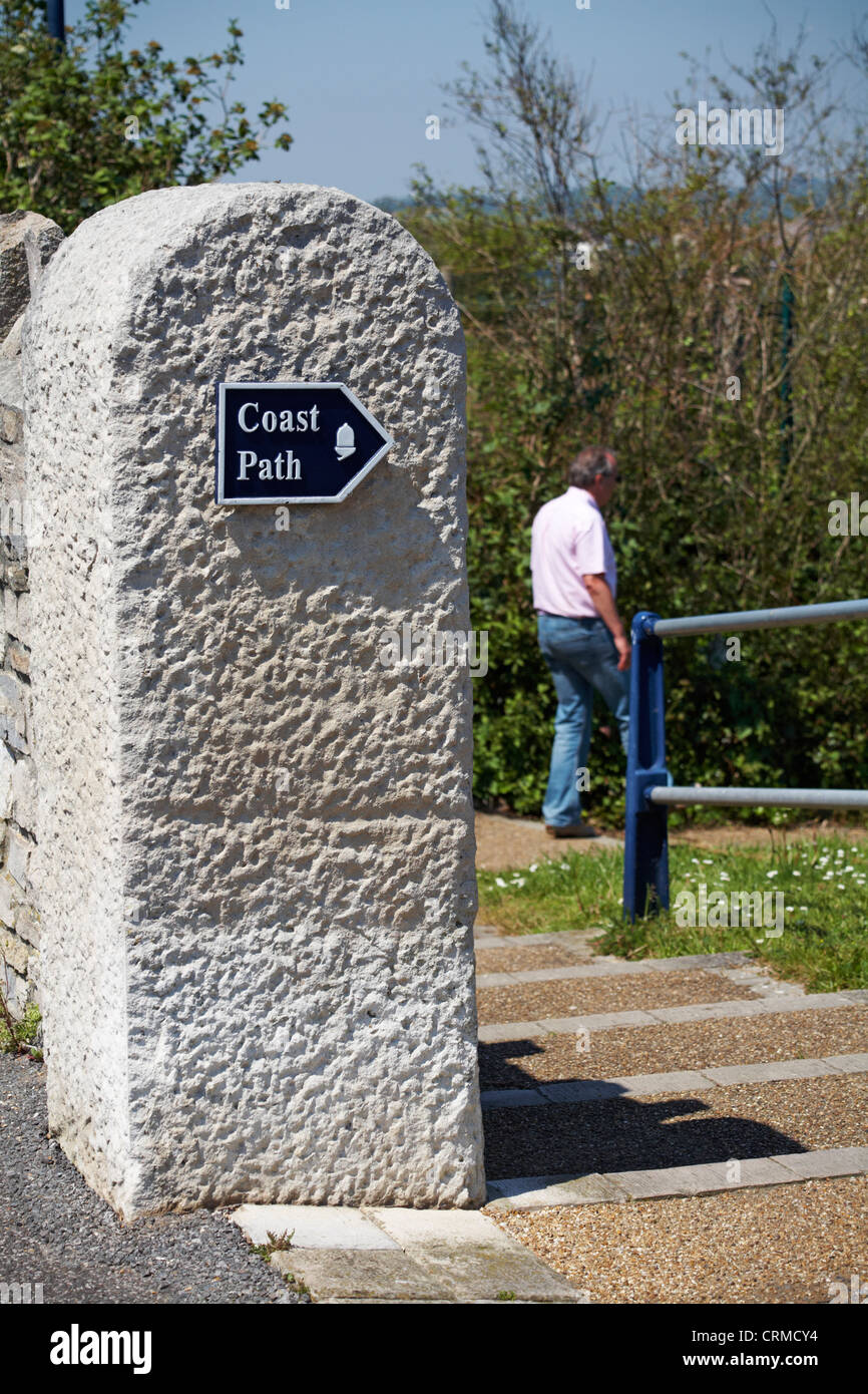 Swanage coast path hi-res stock photography and images - Alamy