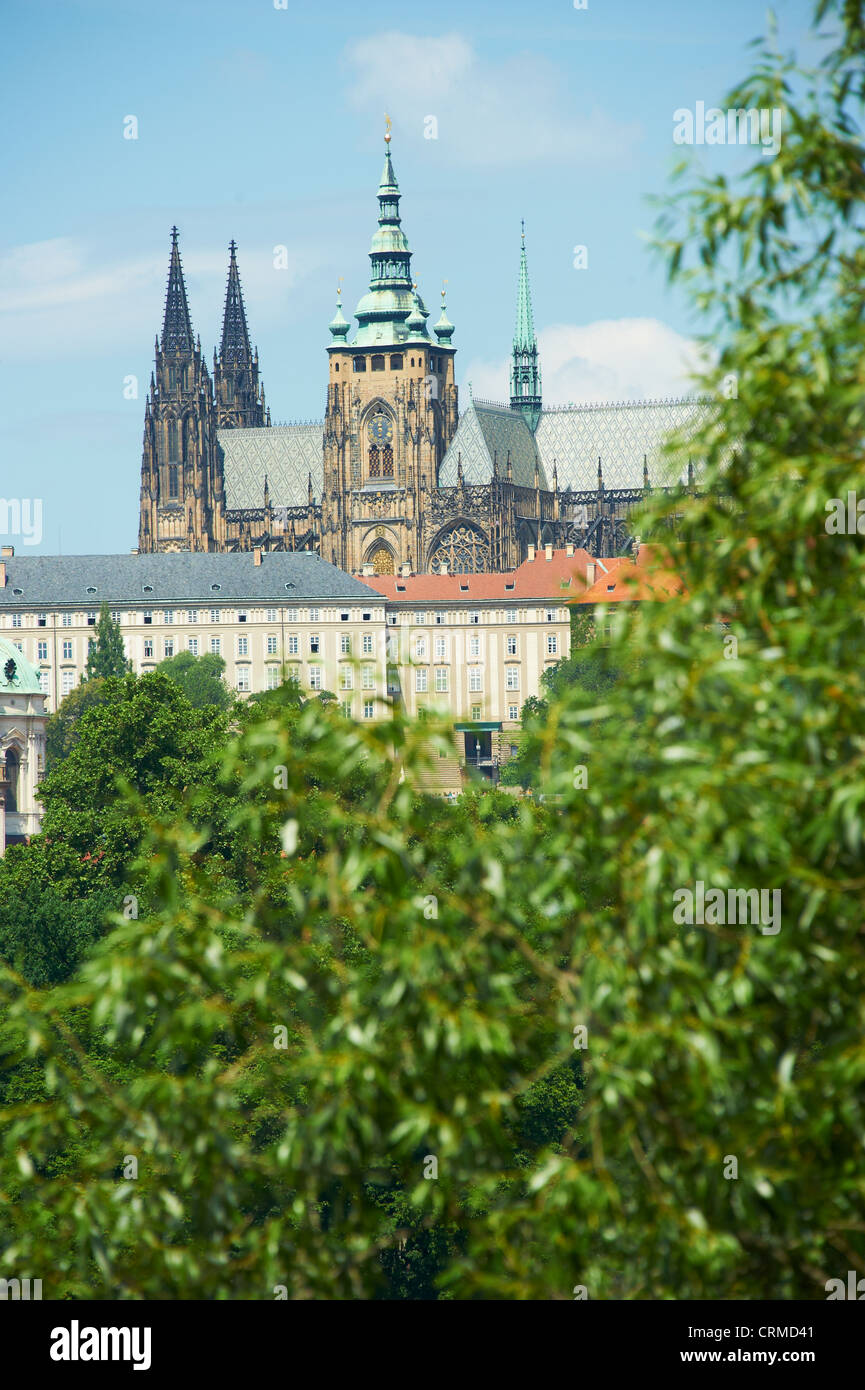 Prague castle detail cathedral prague cathedral golden gate hi-res ...
