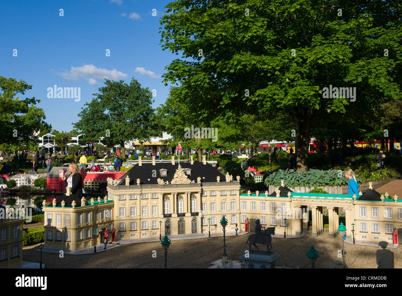 European Palace made of Lego, Miniland, Legoland, Billund, Denmark ...